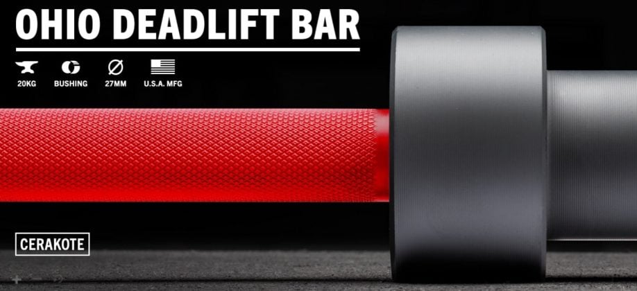 Rogue Ohio Deadlift Bar - Cerakote | Garage Gym Lab