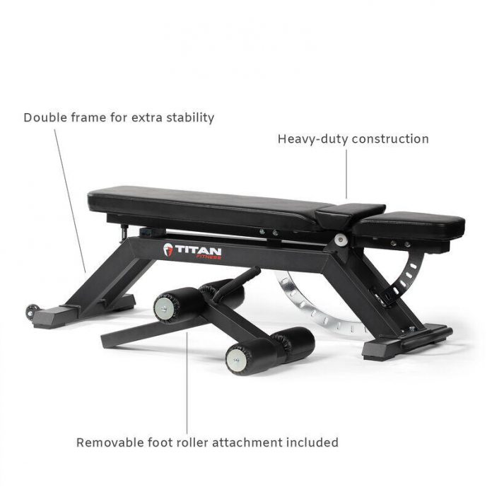 Titan TITAN Series Adjustable Bench | Garage Gym Lab